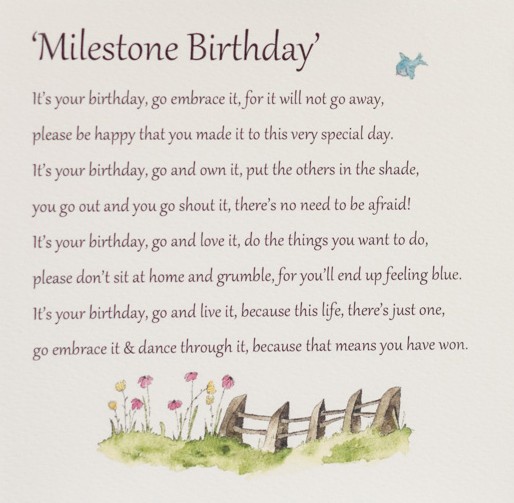'Milestone Birthday' | The Painted Card