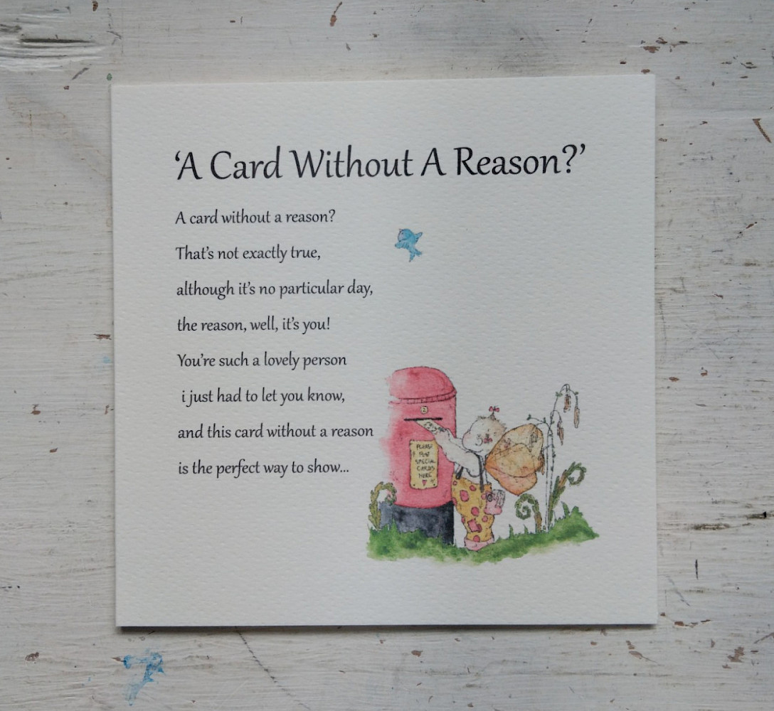 'A Card Without A Reason?' | The Painted Card